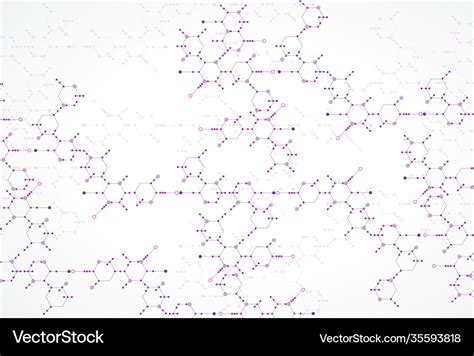 Abstract Technology Hexagonal Background Vector Image