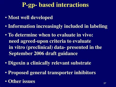 Ppt Transporters And Their Role In Drug Interactions Powerpoint