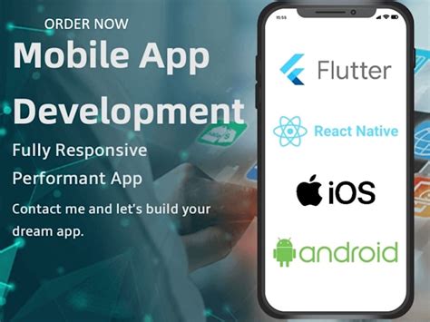 Develop Ios Android Flutter React Native Mobile App Development By