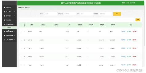 Javaphpnodejspython基于web的新能源汽车物流接单平台的设计与实现【2024年毕设】java新能源零部件在线供需