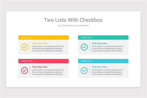 Editable Checklist PowerPoint Template | Nulivo Market