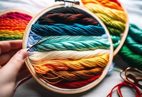 Broderies Comment Réaliser Des Dégradés De Couleurs