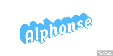 Alphonse Name Animated  Logo Designs