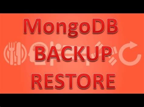MongoDB for beginners | MongoDB Backup and Restore - YouTube