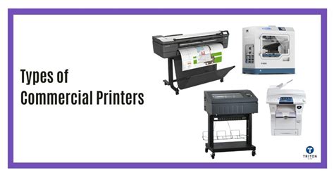 Types Of Commercial Printers