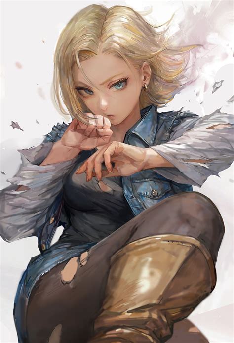 Android 18 Dragon Ball And 1 More Drawn By Miche Danbooru