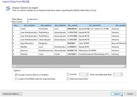 C Mo Importar Datos En Excel Cable Naranja