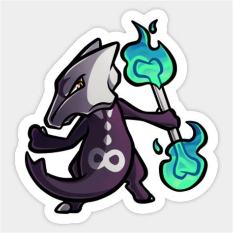 Alolan Marowak Alolan Marowak Sticker Teepublic