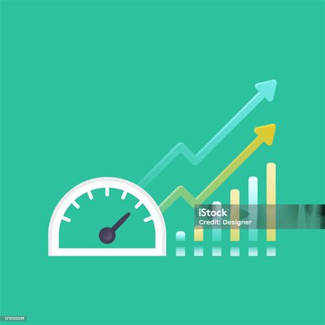 Indikator Kinerja Ikon Datar Elemen Desain Simbol Ilustrasi Vektor Datar Ilustrasi Stok Unduh