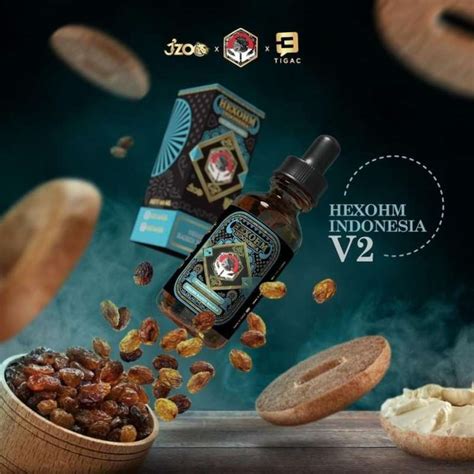 Jual Hexohm V2 Sesame Raisin Bagels 60ml By Hexohm Indonesia X Zoo