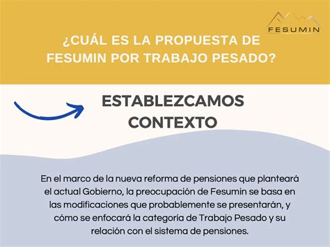 InfografÍa ¿cuál Es La Propuesta De Fesumin Por Trabajo Pesado