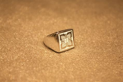 사각인장반지 103177 레이저각인 백금도금 각인반지 인장반지 주문제작반지 실버반지 네이버 블로그
