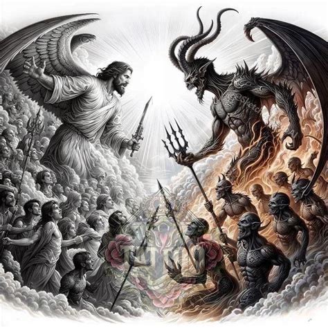 Good And Evil Back Tattoo Good Vs Evil Chest Tattoo Men Ideas Good