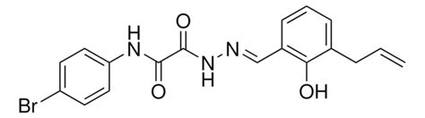 2 2 3 Allyl 2 Hydroxybenzylidenehydrazino N 4 Bromophenyl 2