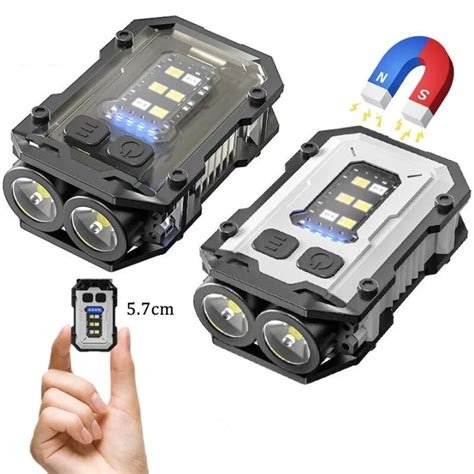 Multifunctional Mini Edc Keychain Light Usb Rechargeable Flashlight