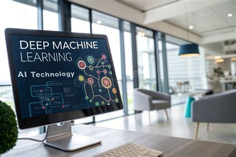 Deep Learning And Ai Revolutionizing Technology With Advanced Machine Learning Stock Illustration