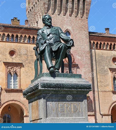 `giuseppe Verdi Monument` By Italian Sculptor Pasquale Civiletti In
