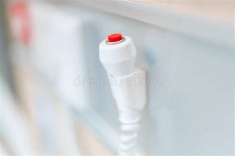 Emergency Button In Hospital Room Calling Nurse In Emergency Case