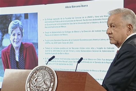 Nombra Amlo A Alicia Bárcena Como Nueva Secretaria De Relaciones
