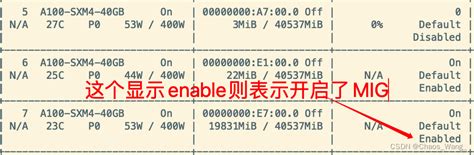 英伟达nvidia服务器显卡多实例技术（mig）nvidia Smi Mig Cgi C Csdn博客