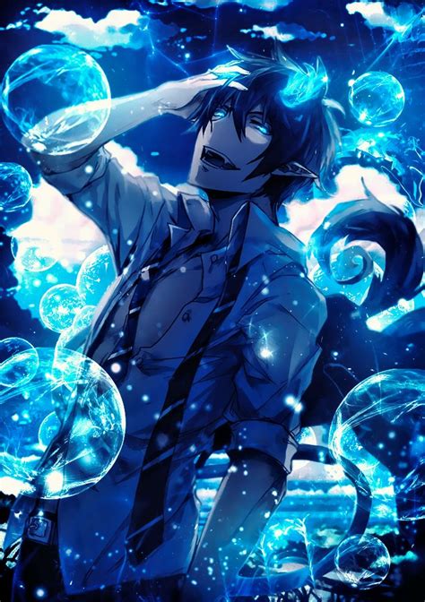 Синий экзорцист Персонаж Рин Парни из аниме Аниме сериалы Синий экзорцист