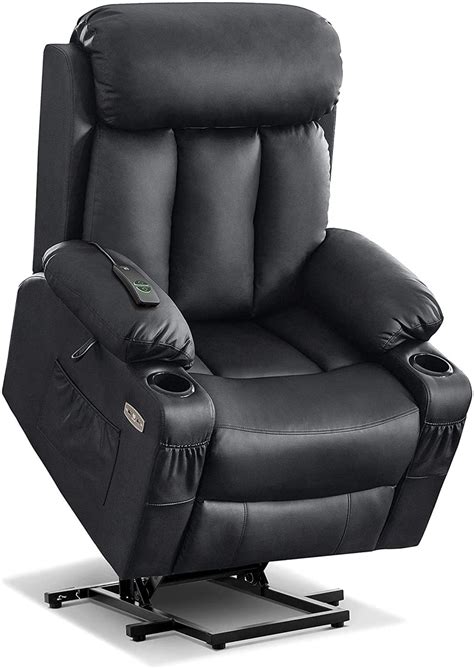 Large Electric Power Lift Recliner Chair With Extended Footrest For Ta