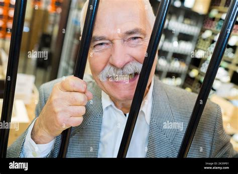 Man Trapped In Prison Concept Stock Photo Alamy