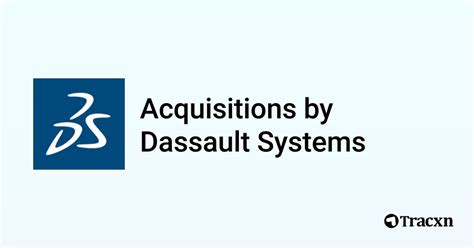 List Of 38 Acquisitions By Dassault Systems Jan 2026 Tracxn