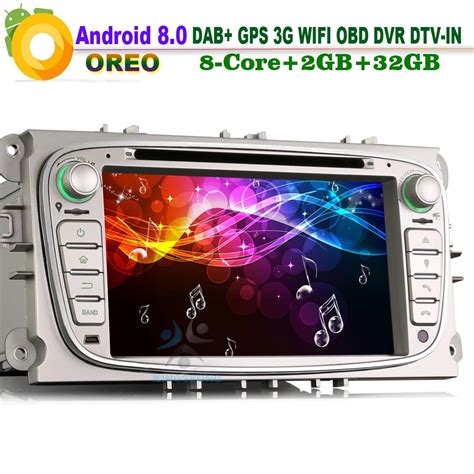 Android Autoradio Sat Navi Dab Dvd Dtv In Navigation Car Radio Player For Ford S Max Obd