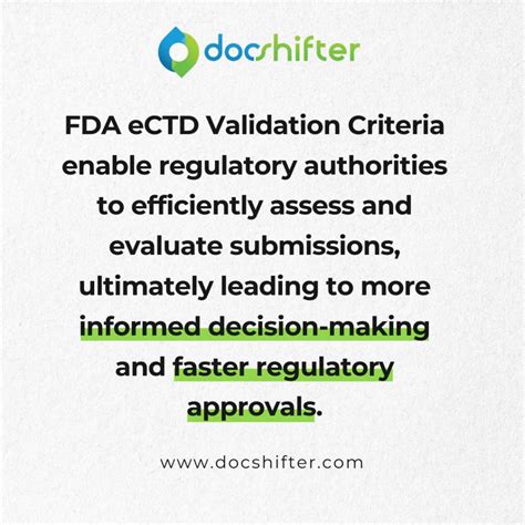 Fda Ectd Validation Criteria A Comprehensive Guide Docshifter