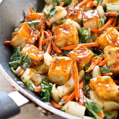 Stir Fried Tofu And Bok Choy In Ginger Sauce Cook S Illustrated