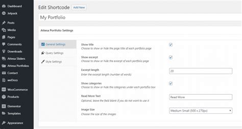 Custom Portfolio AttesaWP Documentation