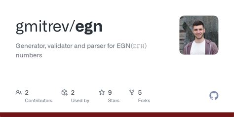 Github Gmitrevegn Generator Validator And Parser For EgnЕГН Numbers