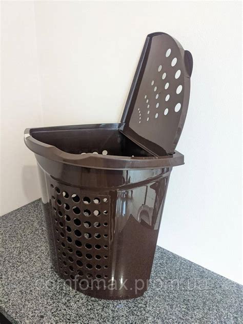 Корзина для білизни кутова 45л АЛЕАНА Коричневий Id 1688473175 цена 385 ₴ купить на Prom Ua