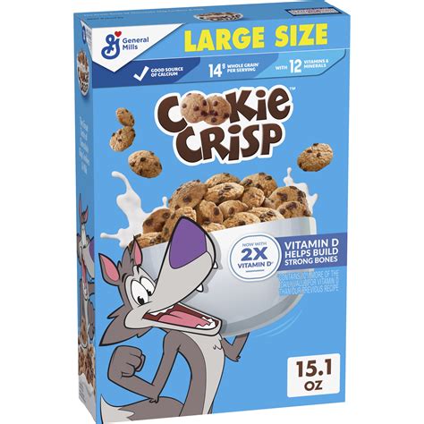 Cookie Crisp Breakfast Cereal Chocolate Chip Cookie Taste Large Size