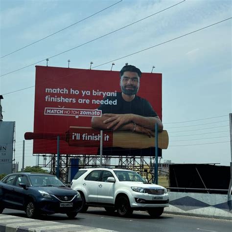 Zomato Billboard For Rinku R Kolkataknightriders