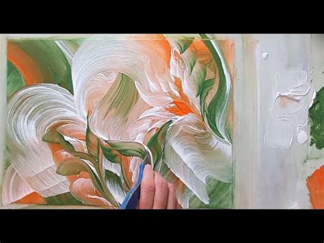 Relax/Floral Acrylic Painting/Abstract/Релакс/Флорална Акрилна Картина ...