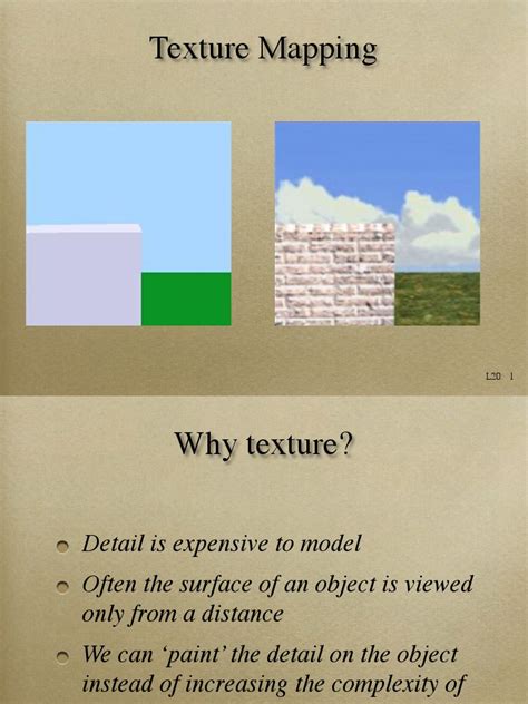 texture mapping pdf