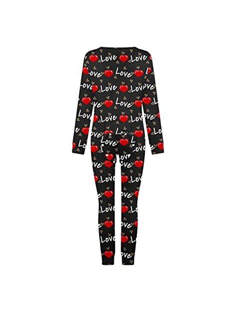 Buy Asntrgd Womens Sexy Onesie Pajama Deep V Neck Long Sleeve Onesie
