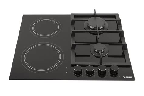 Комбинированная варочная поверхность ventolux hg622 b9g cs bk 2