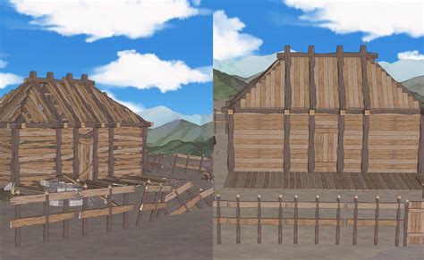 버려진 마을옛 마을 농가 A