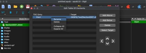 please ensure your book s navigation panel contains the full table of