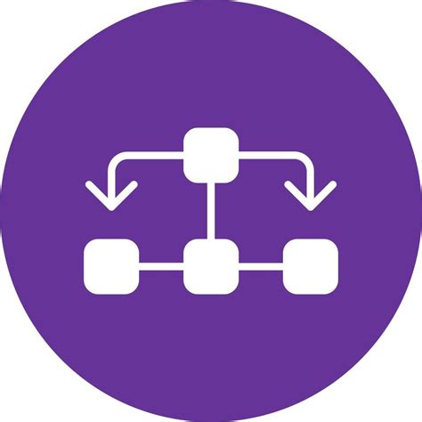 Flow Chart Vector Icon 15569268 Vector Art At Vecteezy