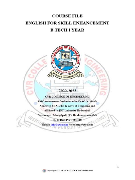 English For Skill Enhancement Pdf English Language Linguistics