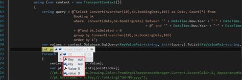 C Entity Framework Database Query Results In Null Values Stack Overflow