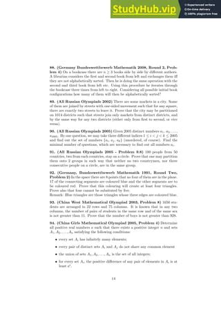 100 Combinatorics Problems With Solutions PDF
