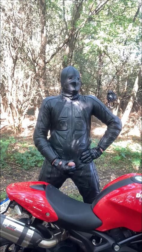 Full Leather Biker Gear Ducati Monster Cumming