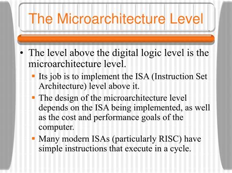Ppt The Microarchitecture Level Powerpoint Presentation Free