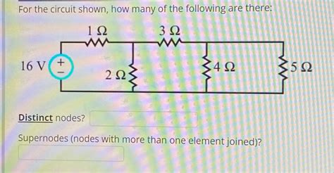 Solved For The Circuit Shown How Many Of The Following Are