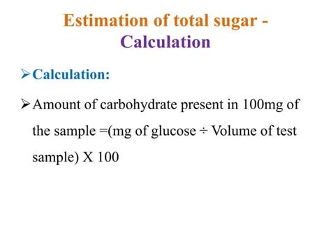Estimation Of Reducing And Non Reducing Sugar Pptx Chemistry Science